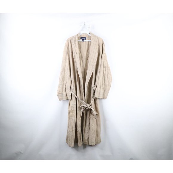 Nautica | Other | Vintage 9s Nautica Lxl Faded Pinstriped Belted Bath ...